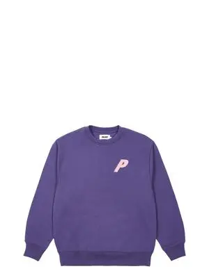 PALACE Fleece Crewneck - Purple