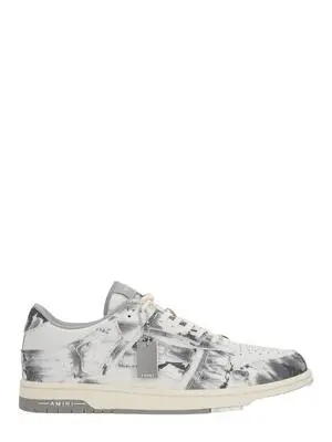 Amiri Skel Top Low Tie-dye Sneakers - Grey