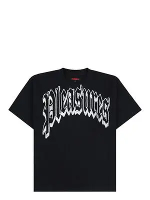 PLEASURES Twitch Waffle Tee - Black