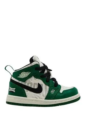 JORDAN 1 Mid Se Td 'overbranded' Sneakers - Green