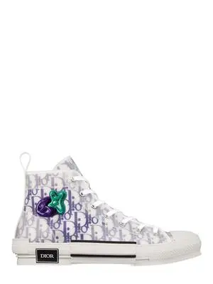 Dior Kenny Scharf X B23 High Top Sneakers - White