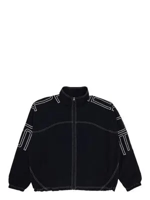Supreme Embroidered Track Jacket - Black