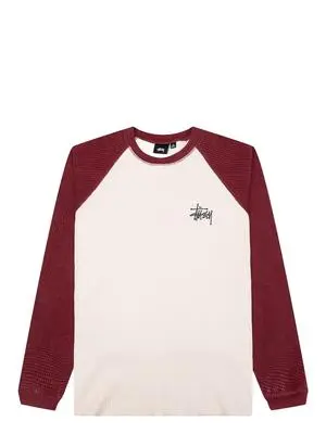 StÜssy Basic Thermal Two-tone Top - White