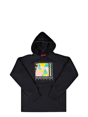 Supreme X Mendini Hooded Sweatshirt - Black