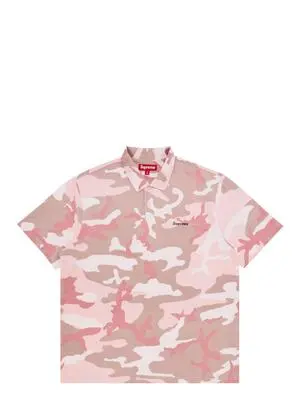 Supreme Washed Camo Polo - Pink