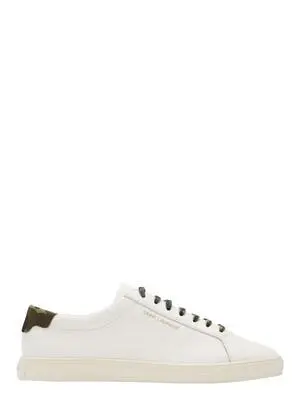 Saint Laurent Andy Camo Sneakers - White