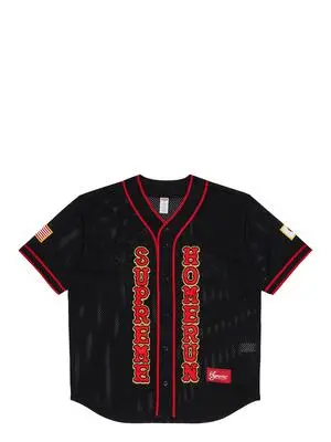 Supreme X Homerun Baseball Jersey - Black