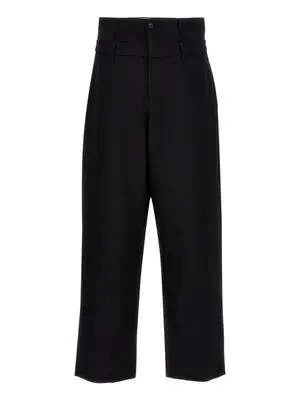 AMBUSH Double Belted Trousers - Black