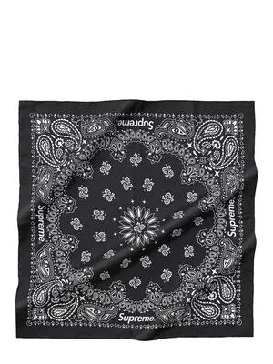 Supreme Silk Bandana - Black