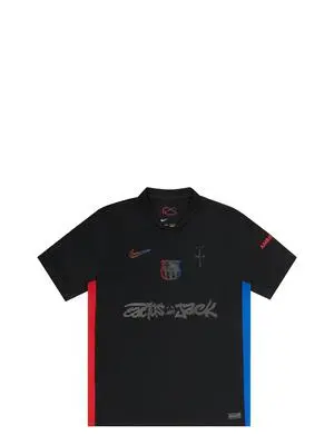 Nike Fc Barcelona X Cactus Jack 2024/25 Match Away Jersey - Black