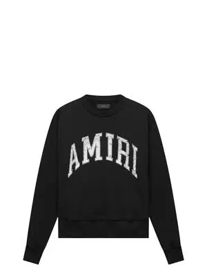 Amiri Varsity Crew - Black
