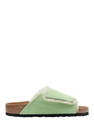 BIRKENSTOCK Stussy X Solana Washed Sandals - Green