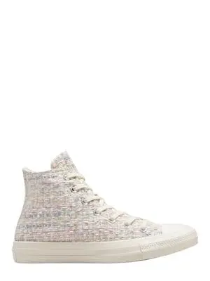 CONVERSE Chuck Taylor All Star High 'tweed Shimmer - Cream