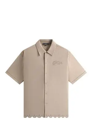 Kith Isaac Microsuede Buttondown - Tan