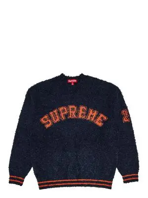 Supreme Textured Arc Knit Sweater - Blue