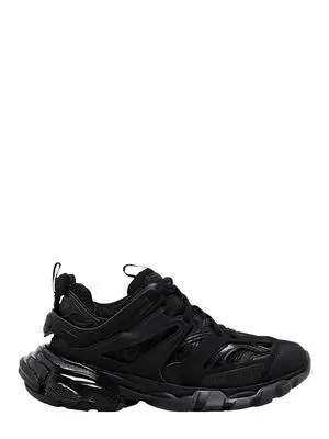 Balenciaga Track Sneaker With Clear Sole - Black
