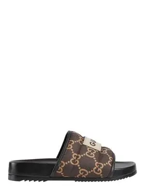 Gucci Gg Slide Sandal - Brown