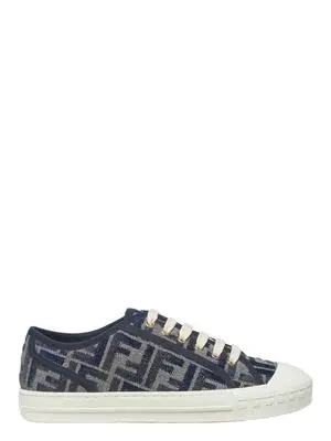 Fendi Ff Motif Domino Denim - Blue