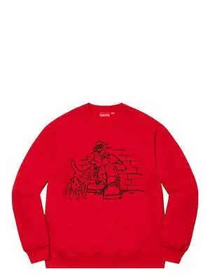 Supreme Dice Crewneck - Red