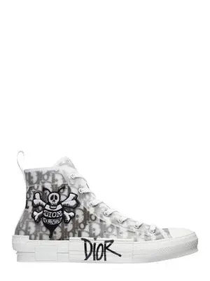 Dior B23 High-top Sneakers - White