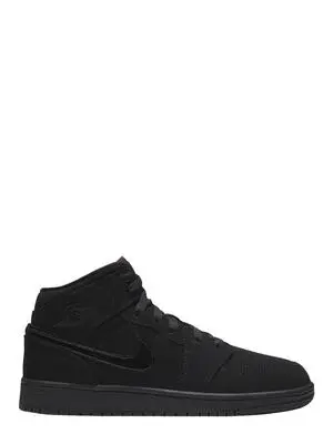 JORDAN 1 Mid Gs Sneakers - Black