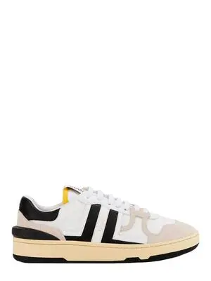 LANVIN Clay Low Top Sneakers - White