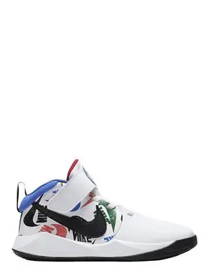 Nike Team Hustle D9 Ps Allover Logo - White
