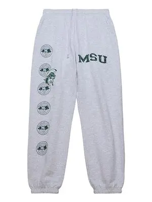 CACTUS JACK BY TRAVIS SCOTT X Mitchell & Ness Michigan State University Sweatpants - Grey