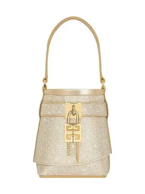 Givenchy Micro Shark Lock Bucket Bag - Tan