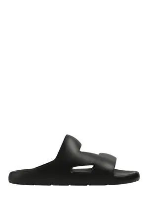 Bottega Veneta Gel Rubber Sandals - Black