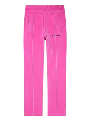 Palm Angels Velvet Track Pants - Pink