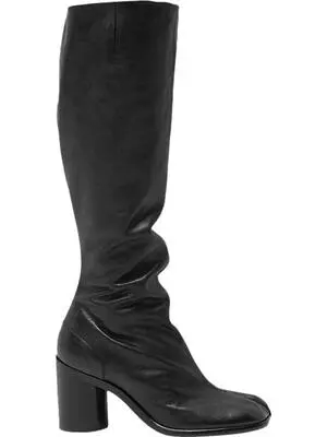 MAISON MARGIELA Tabi Knee High Boots - Black
