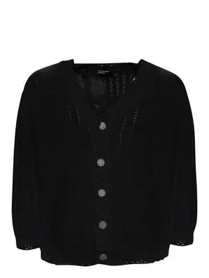 Enfants Riches Déprimés Asymmetrical Cardigan - Black