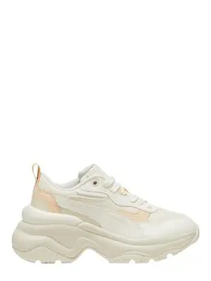 PUMA Cilia Wedge Sneakers - Cream