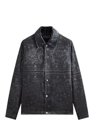 Kith Panelled Bandana Long-sleeve Coaches Jacket - Black