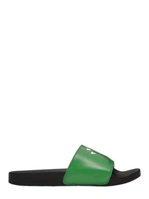 A BATHING APE College Slides - Green