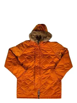 Supreme Quilted Flight Satin Parka - Orange