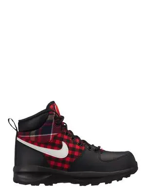 Nike Manoa Se Gs 'plaid - Black