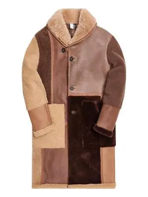 Kith Shearling Patchwork Becker Coat - Multicolor