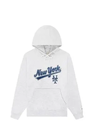 Aimé Leon Dore X New York Mets Logo Hoodie - Grey