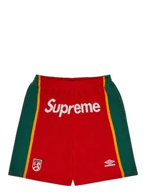 Supreme X Umbro Knit Soccer Short - Red