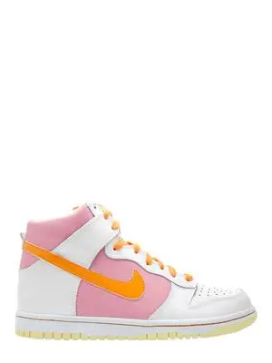 Nike Dunk High Top Sneakers - White