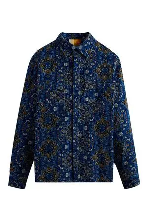 Kith Printed Corduroy Apollo Shirt - Blue