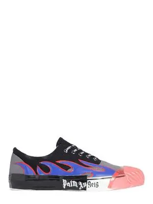Palm Angels Flame Printed Sneakers - Black