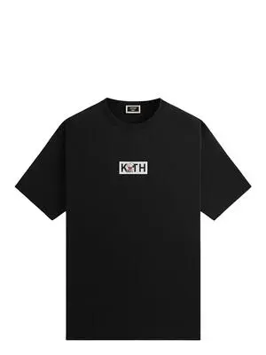 Kith For Peanuts Snoopy Classic Logo Tee - Black