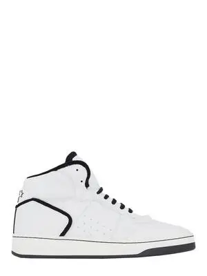Saint Laurent Sl-80 Mid Sneakers - White