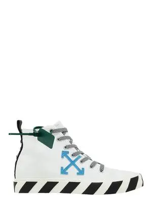 Off-White Vulcanized Mid Top Sneakers - White