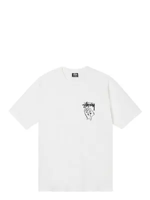 StÜssy Shuffle Pigment Dyed Tee - White