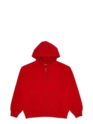 SUPREME Work Zip Up Hooded Sweatshirt