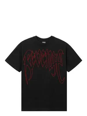REVENGE Outline Arch Logo Tee - Black